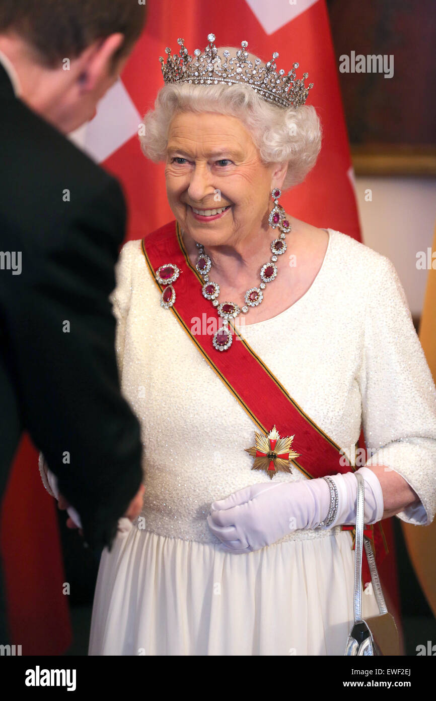 Berlin, Germany. 24th June, 2015. Queen Elizabeth II of Great Britian ...