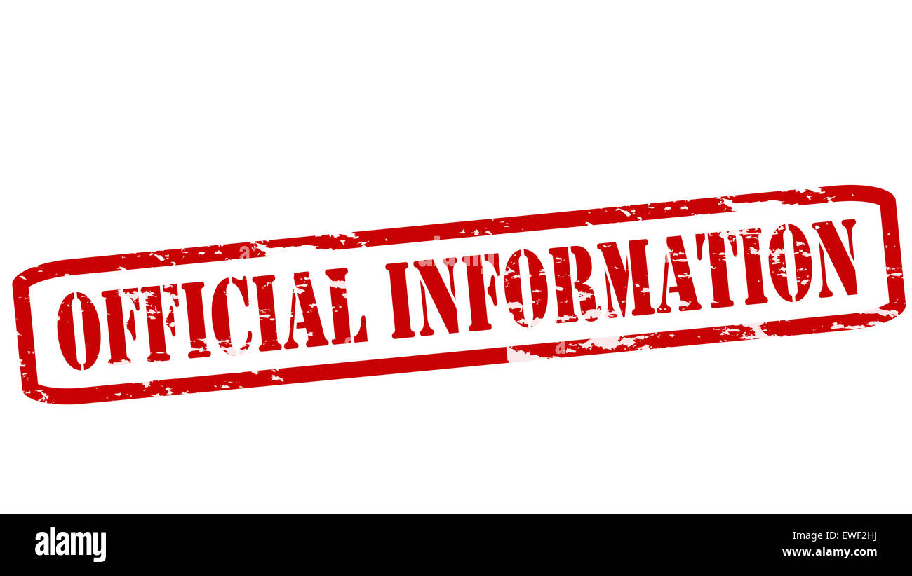 Rubber stamps with text official information inside, illustration Stock ...