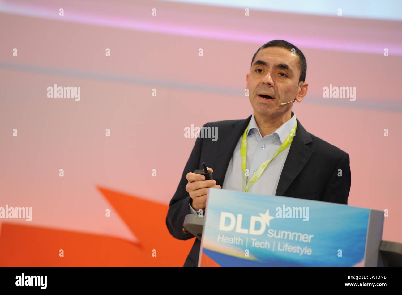 Munich, Germany. 22nd June, 2015. MUNICH/GERMANY - JUNE 22: Ugur Sahin ...