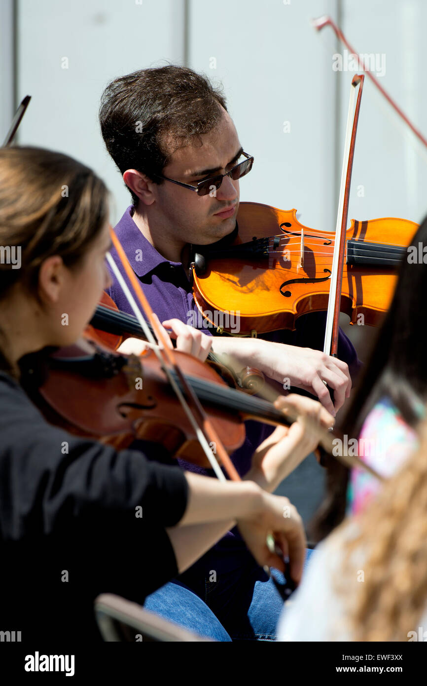 The University of Warwick String Orchestra, UK Stock Photo - Alamy