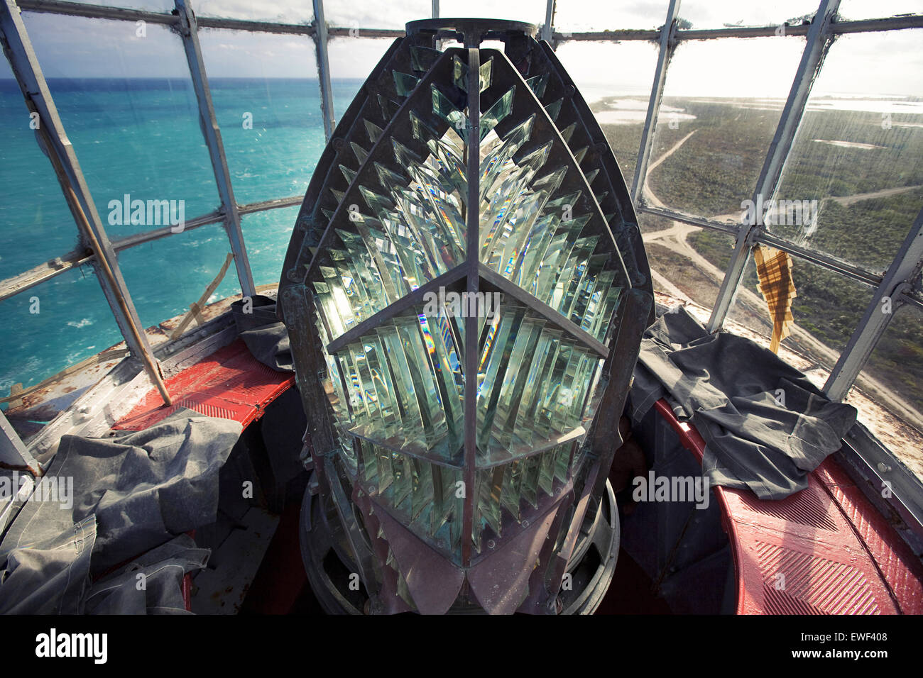 Photo inside the old lighthouse ocean Stock Photo - Alamy