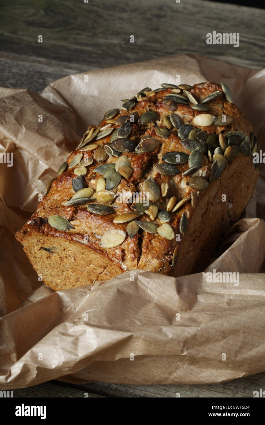 Closeup shot brown bread hi-res stock photography and images - Alamy