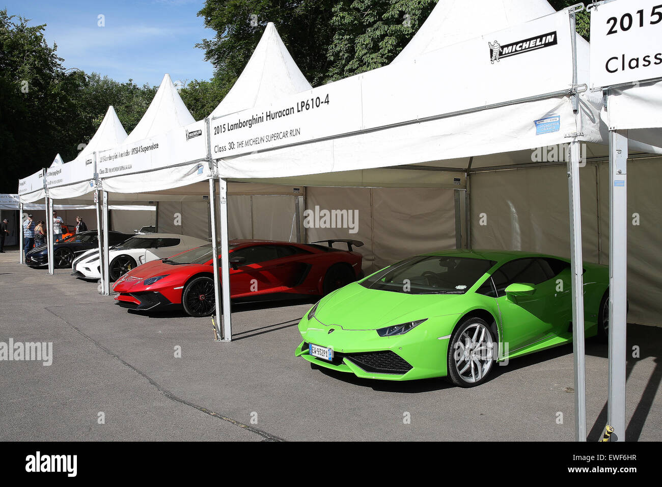 Super car paddock hi-res stock photography and images - Alamy