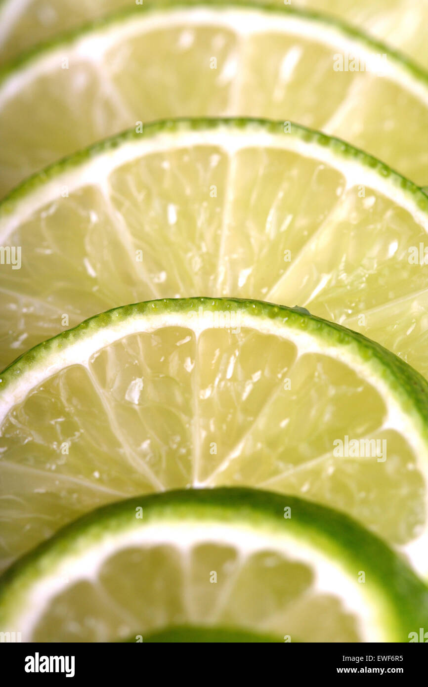 Lime slices background hi-res stock photography and images - Alamy