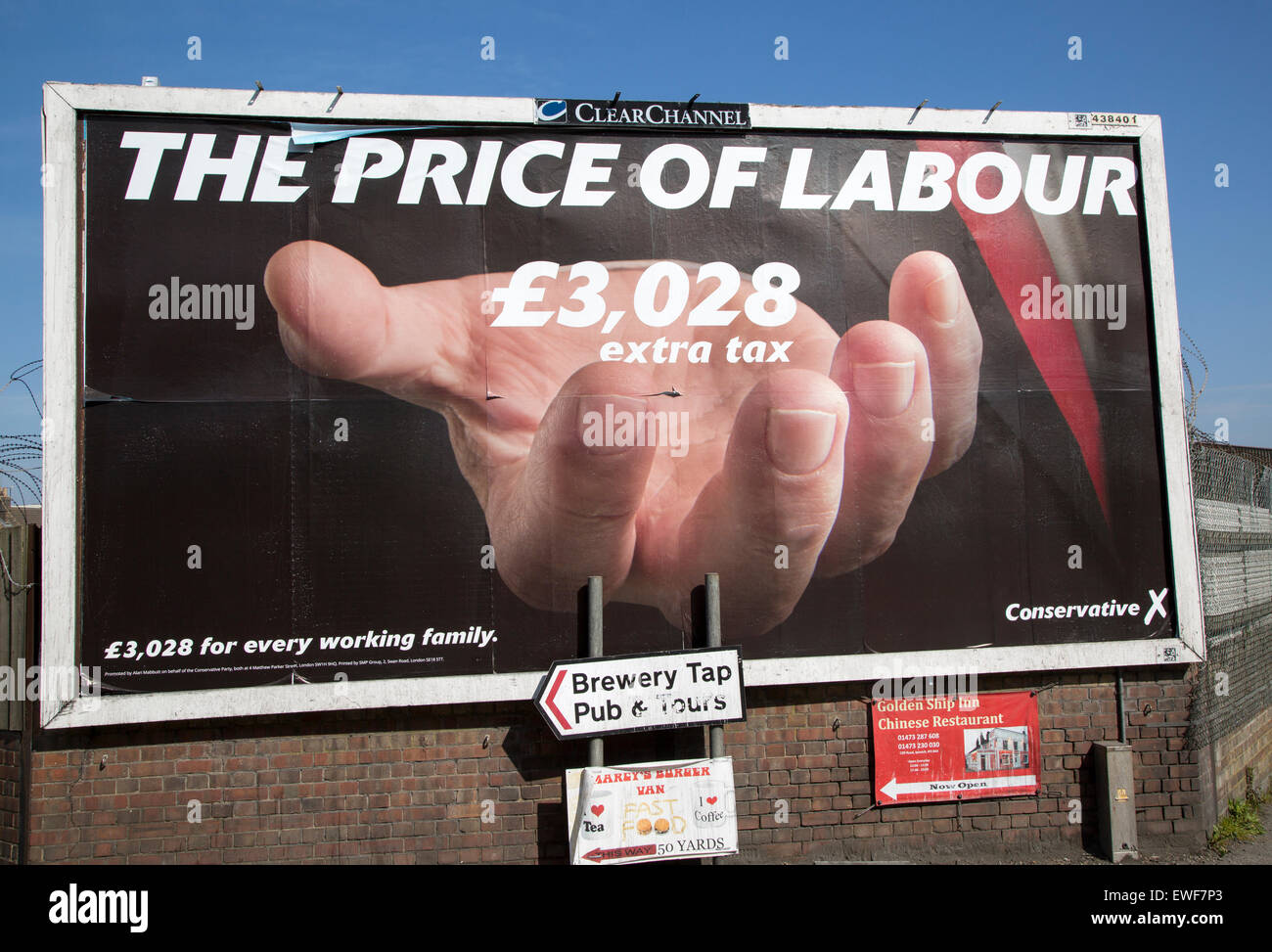 Tories poster hi-res stock photography and images - Alamy