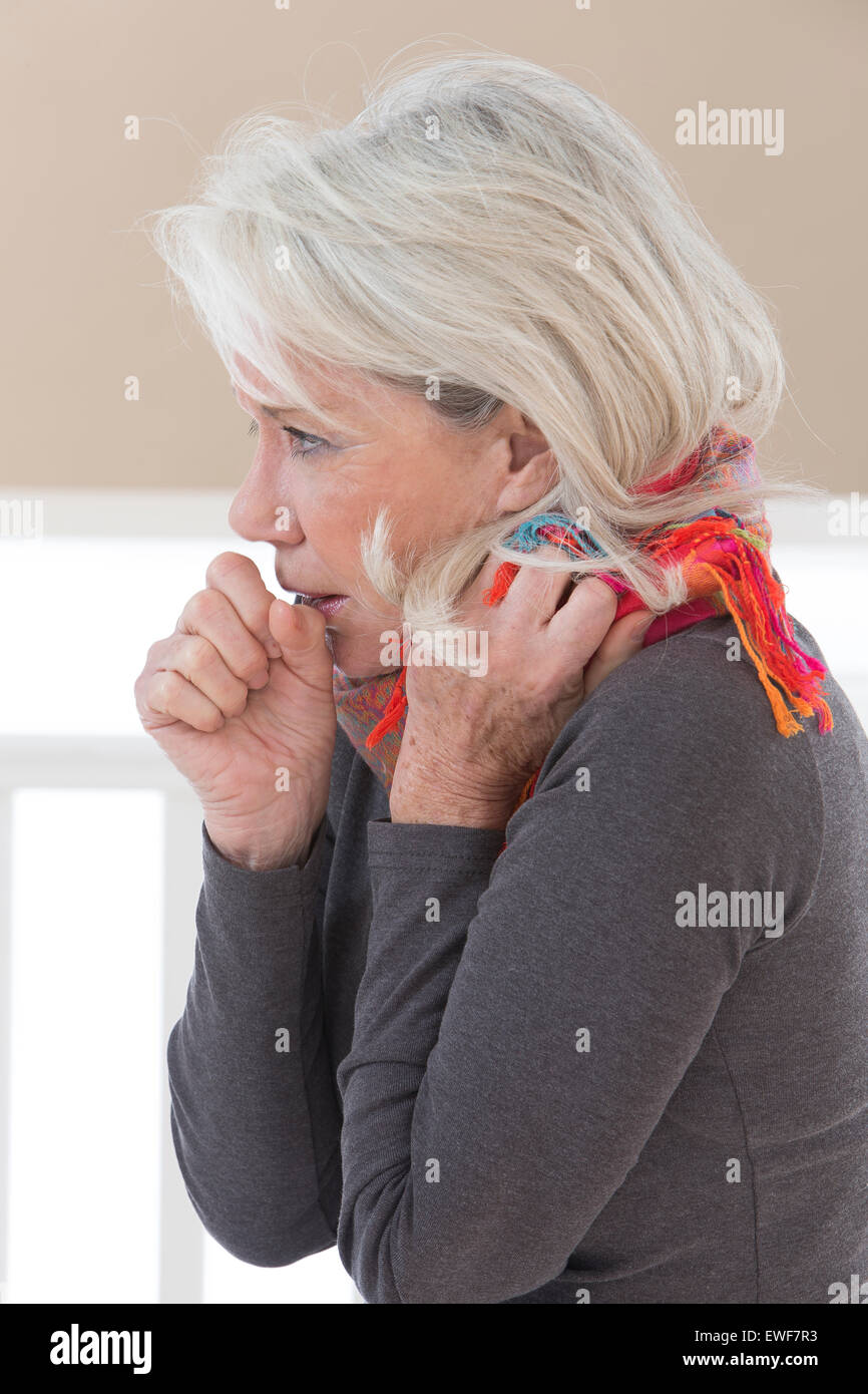 Elderly coughing hi-res stock photography and images - Alamy
