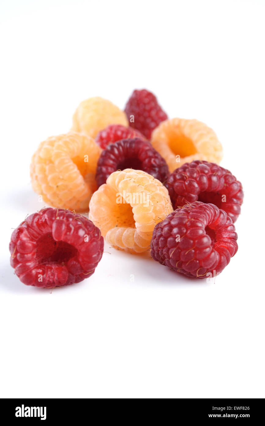 Raspberries background hi-res stock photography and images - Alamy