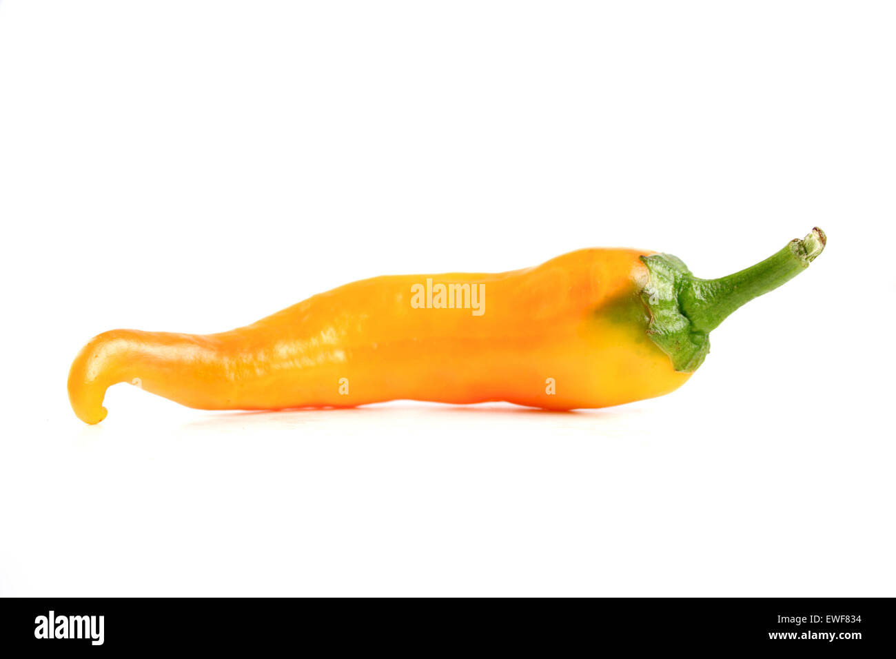 Chilli peppers on white background Stock Photo - Alamy