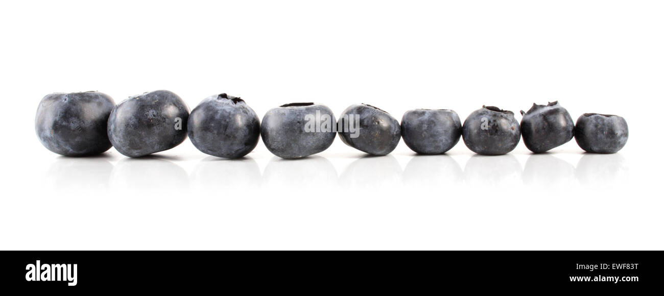 Group fresh blueberries on Cut Out Stock Images & Pictures - Alamy