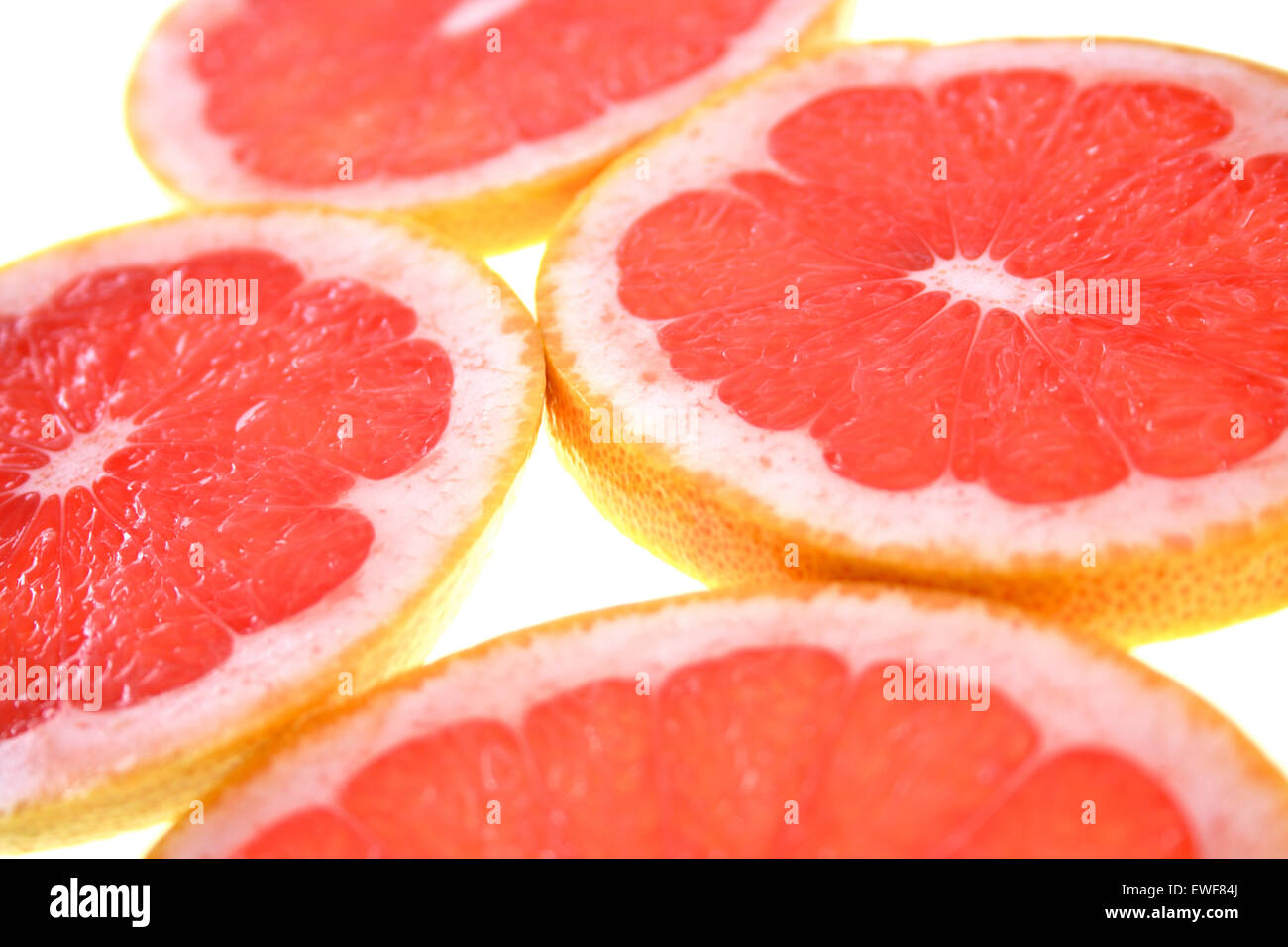 Grapefruit sliced isolated hi-res stock photography and images - Alamy