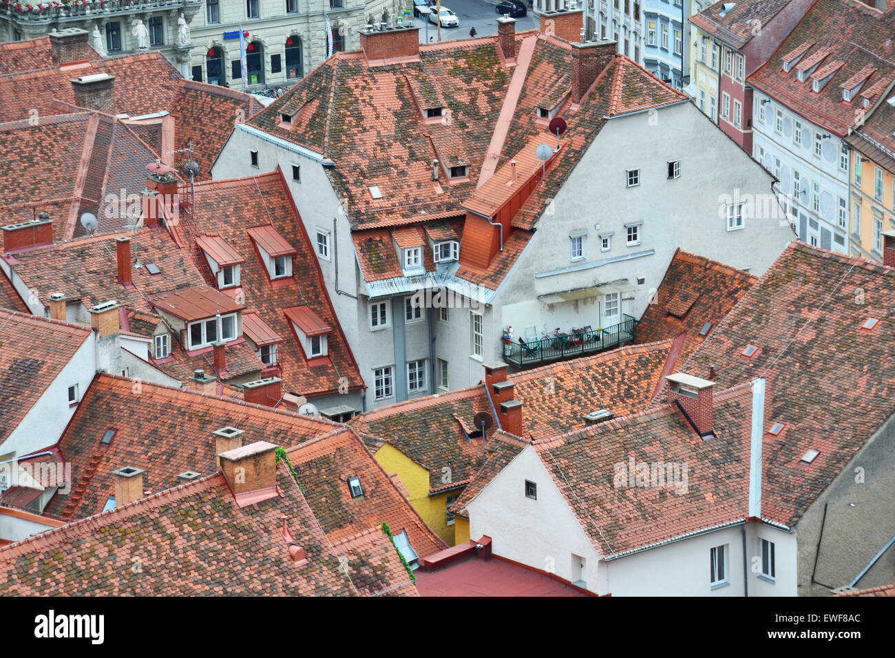 Aerial view of Graz, Austria Stock Photo - Alamy
