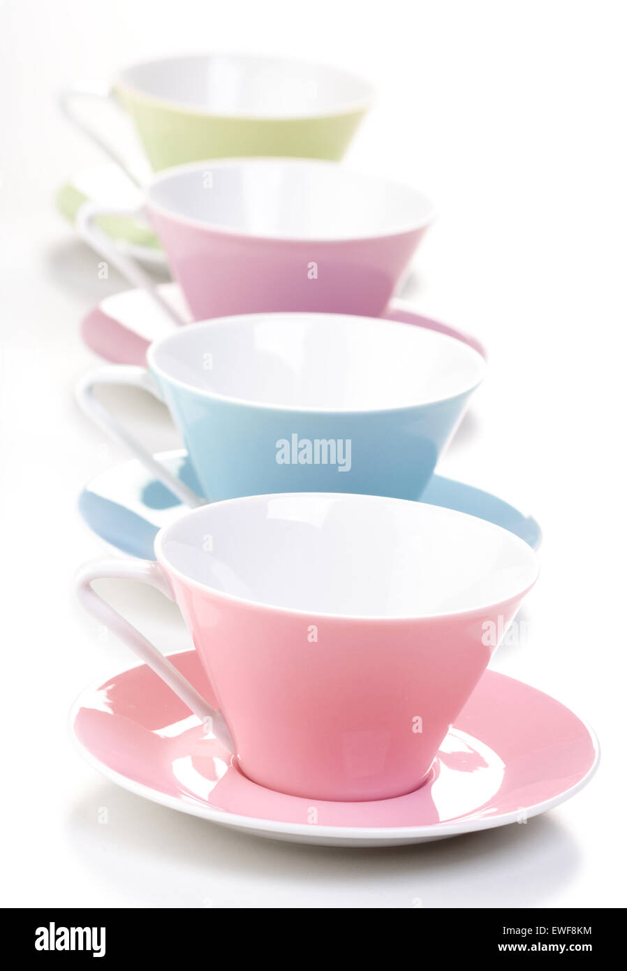Row espresso cups hi-res stock photography and images - Alamy