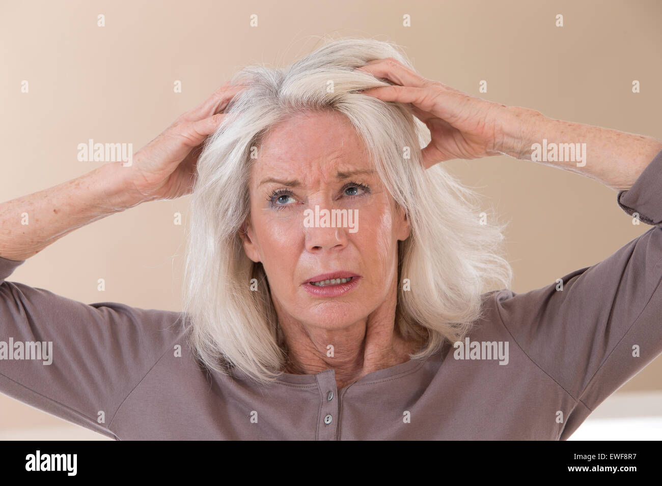 ITCHING IN A SENIOR Stock Photo - Alamy