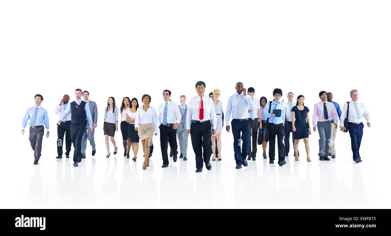 Large Group Of Business People