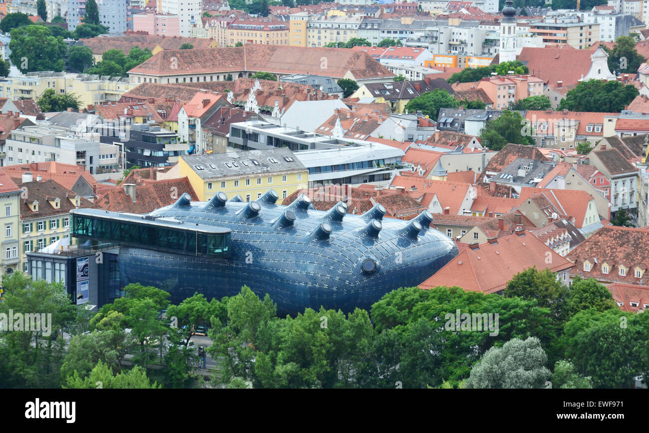 Aerial view of Graz, Austria Stock Photo - Alamy