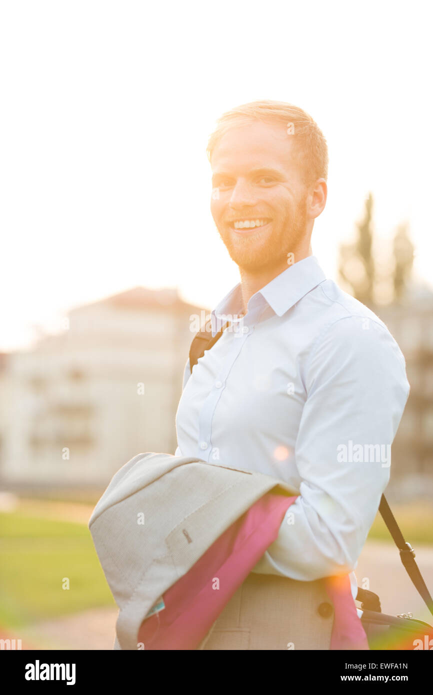 Businessman standing outdoors hi-res stock photography and images - Alamy