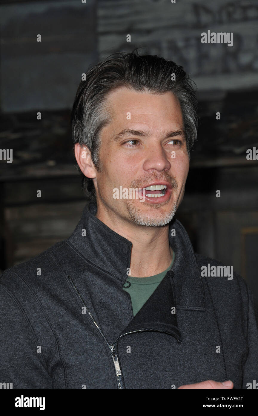 LOS ANGELES, CA - FEBRUARY 14, 2011: Timothy Olyphant at the Los ...