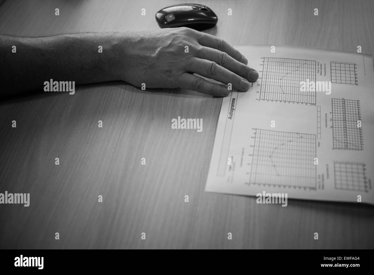 Ent examination Black and White Stock Photos & Images - Alamy