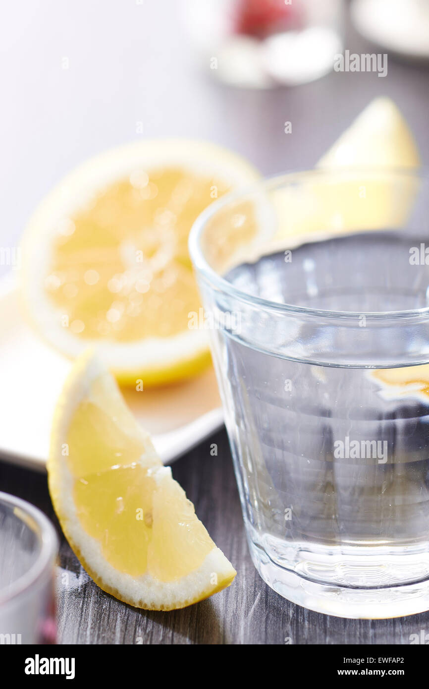 Still water with lemon hi-res stock photography and images - Alamy