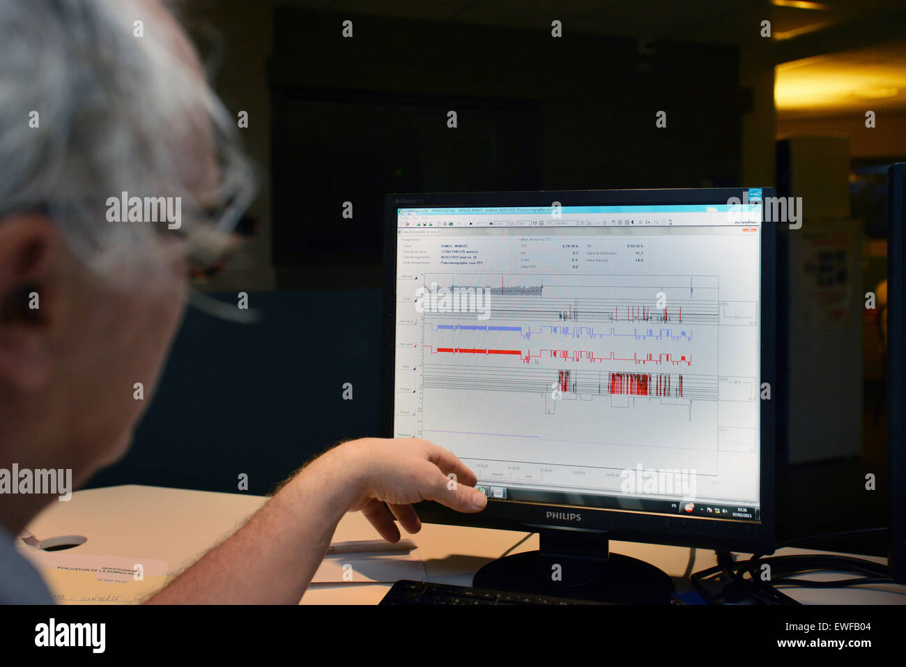Polysomnogram High Resolution Stock Photography and Images - Alamy