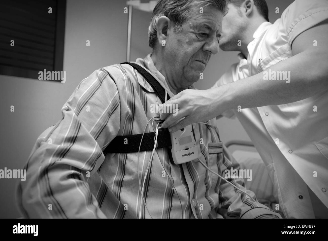 Old man dozing Black and White Stock Photos & Images - Alamy