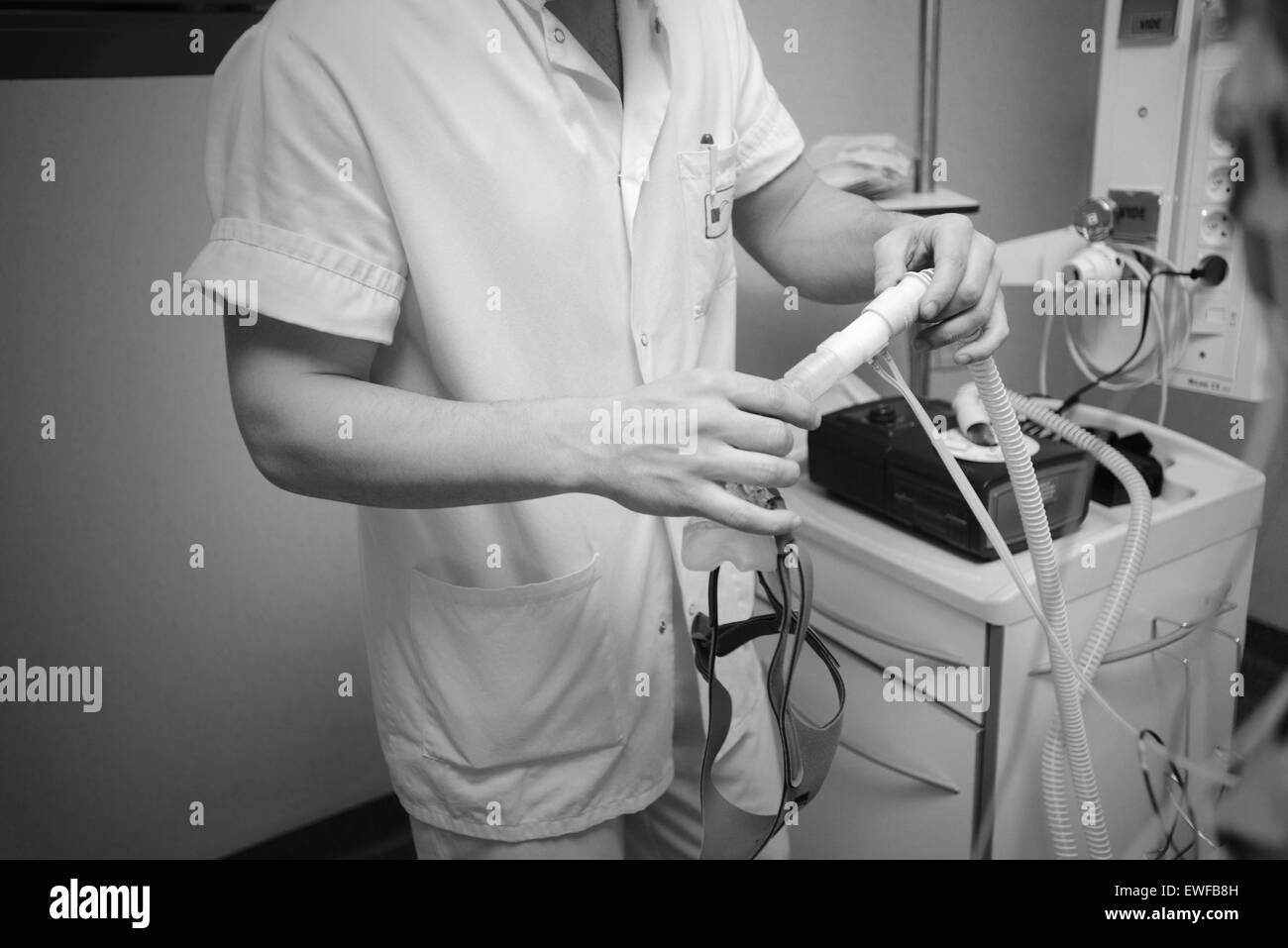 Polysomnogram hi-res stock photography and images - Alamy