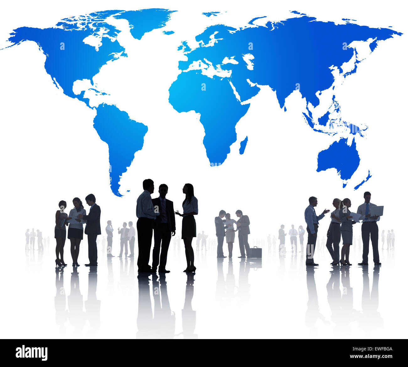Business global internet connection Cut Out Stock Images & Pictures - Alamy