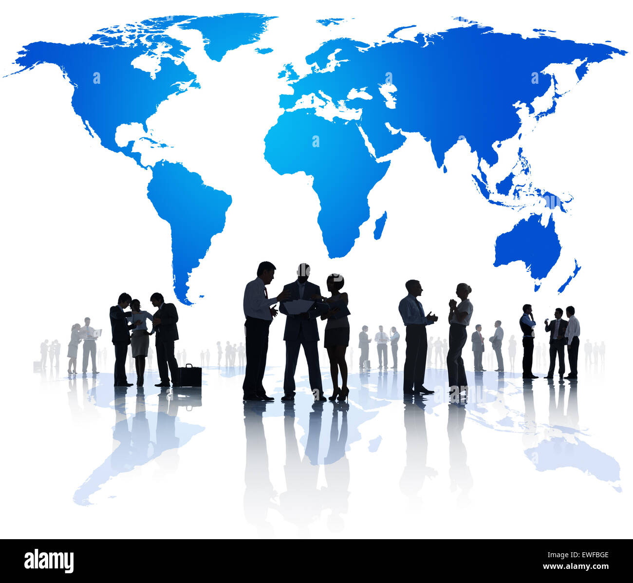 Business global internet connection Cut Out Stock Images & Pictures - Alamy