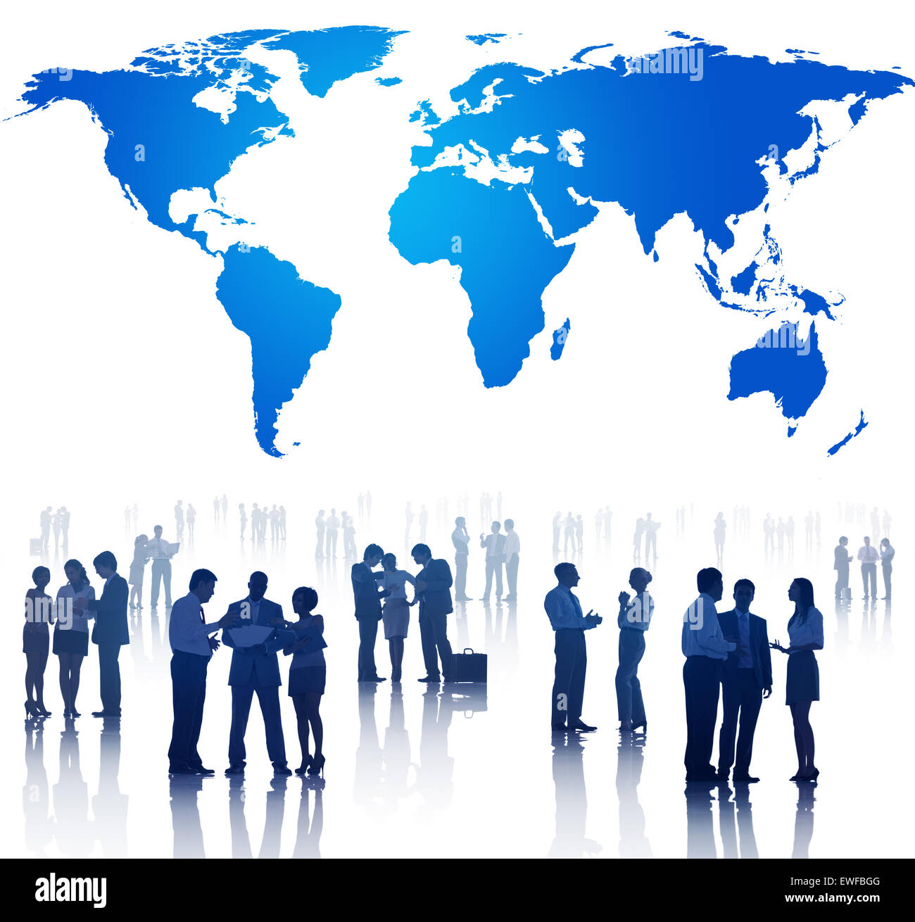 Business global internet connection Cut Out Stock Images & Pictures - Alamy