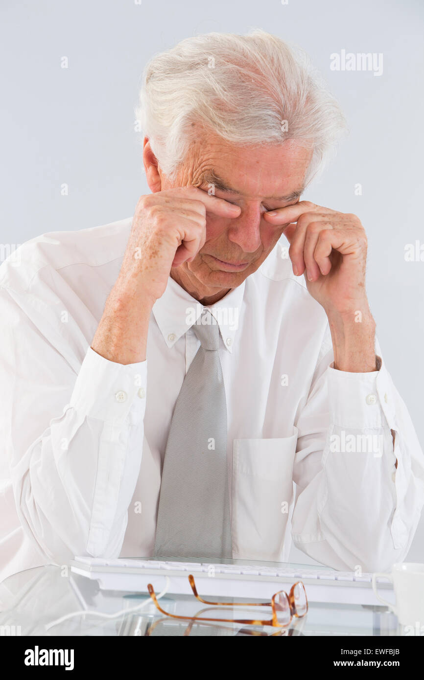 Tired 60 years old man hi-res stock photography and images - Alamy