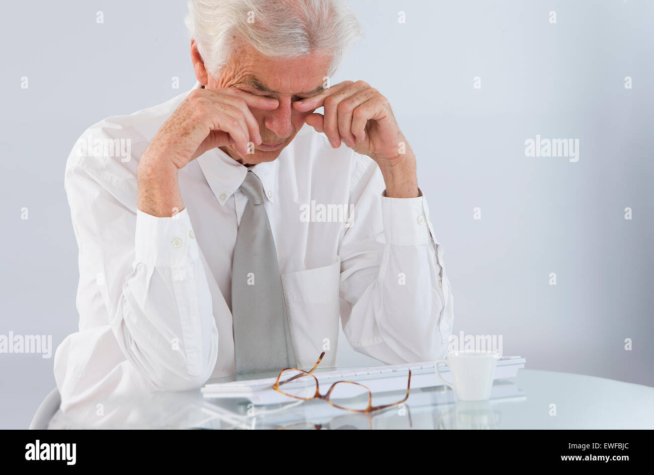 Tired 60 years old man hi-res stock photography and images - Alamy