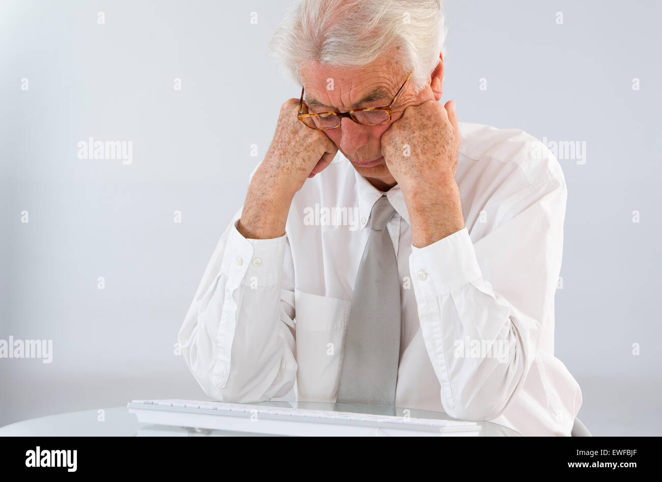 Tired 60 years old man hi-res stock photography and images - Alamy