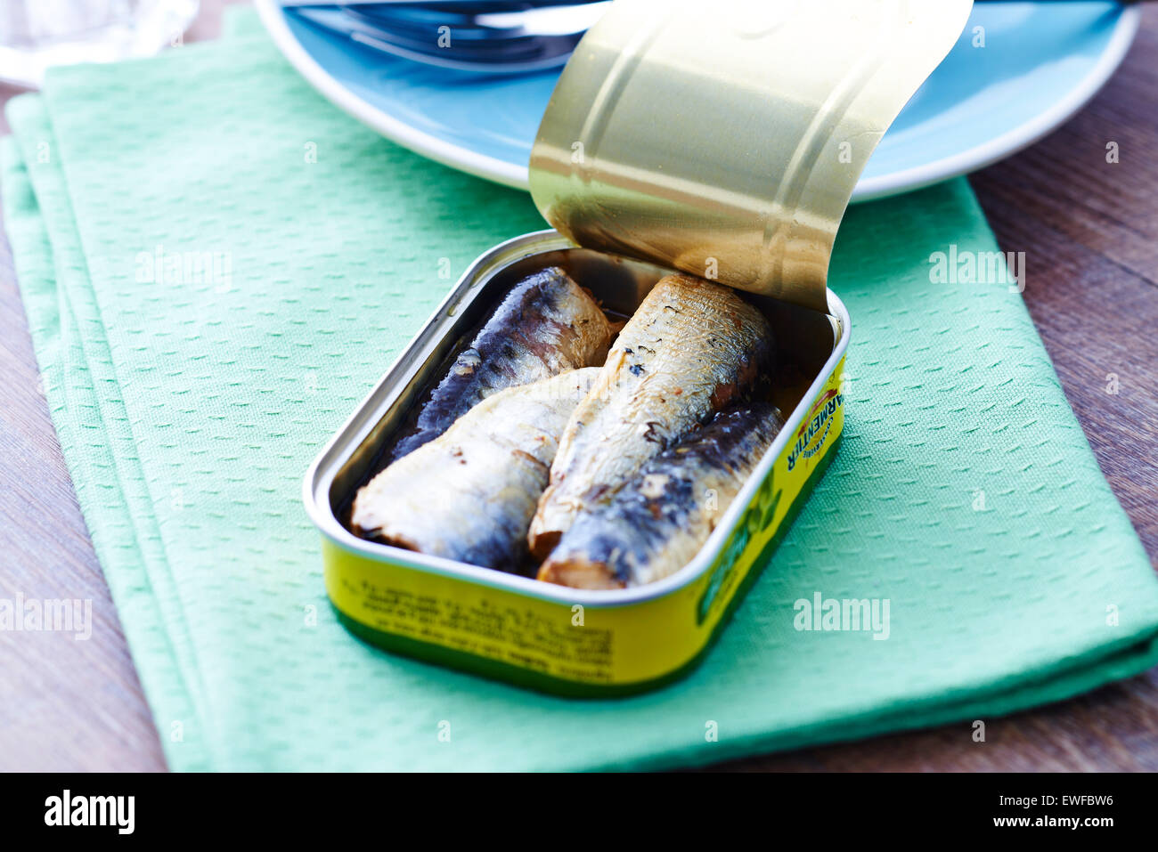 Canned sardines box hi-res stock photography and images - Alamy