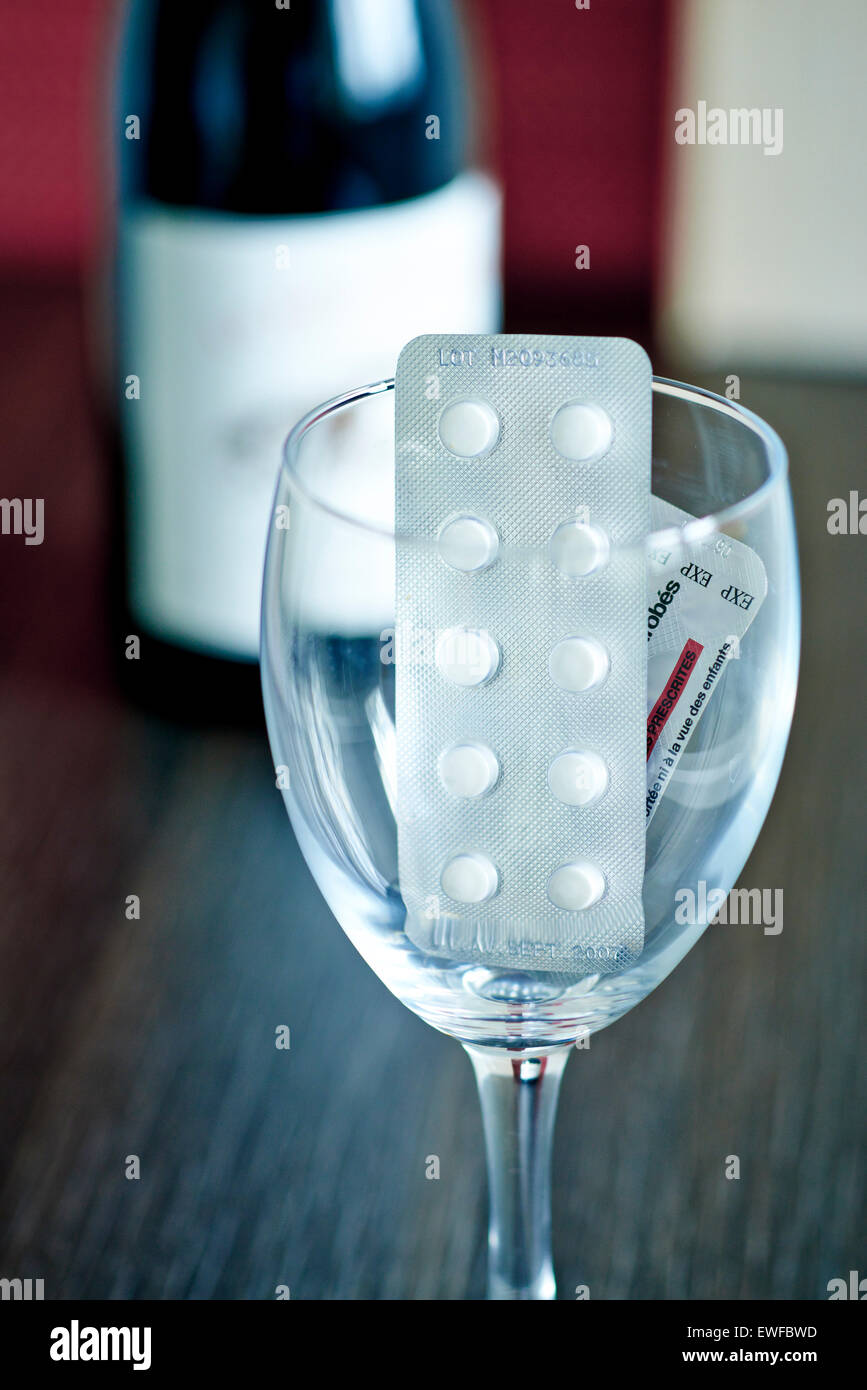 ALCOHOL & DRUG Stock Photo - Alamy