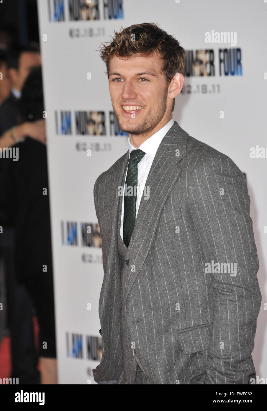 LOS ANGELES, CA - FEBRUARY 9, 2011: British actor Alex Pettyfer at the ...
