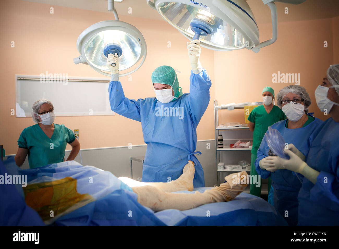 Surgeons setting bone hi-res stock photography and images - Alamy