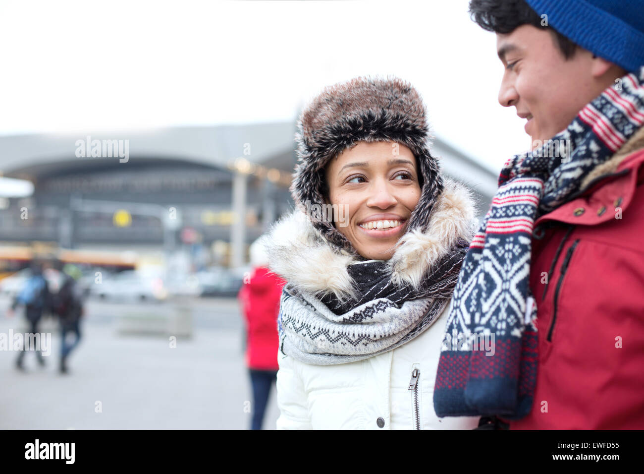 Walking in the winter hi-res stock photography and images - Alamy