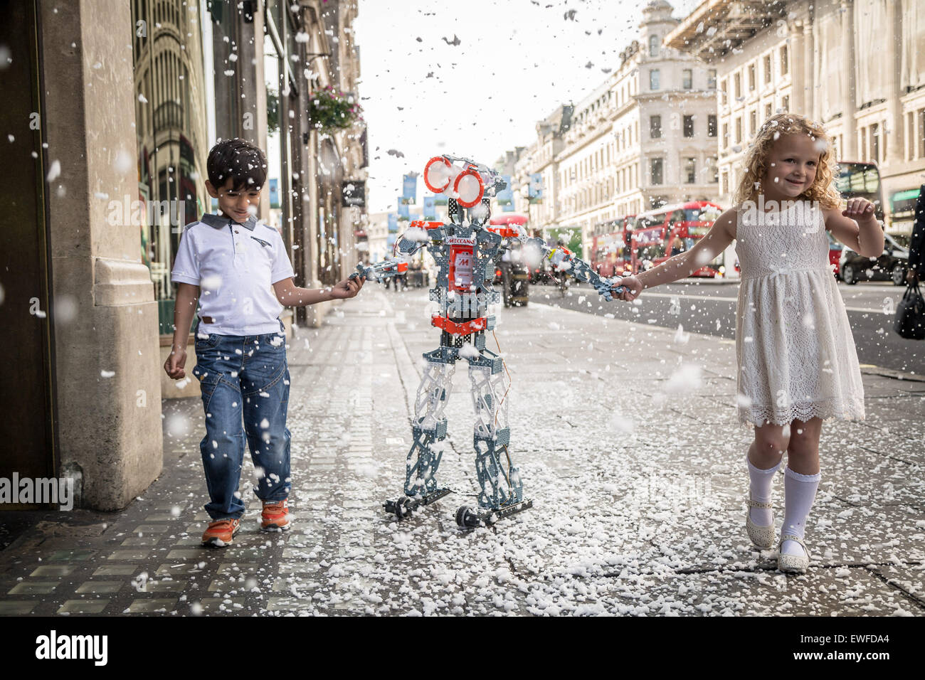 London, UK. 25th June, 2015. Meccanoid G15 KS at Hamleys Top Toys for ...