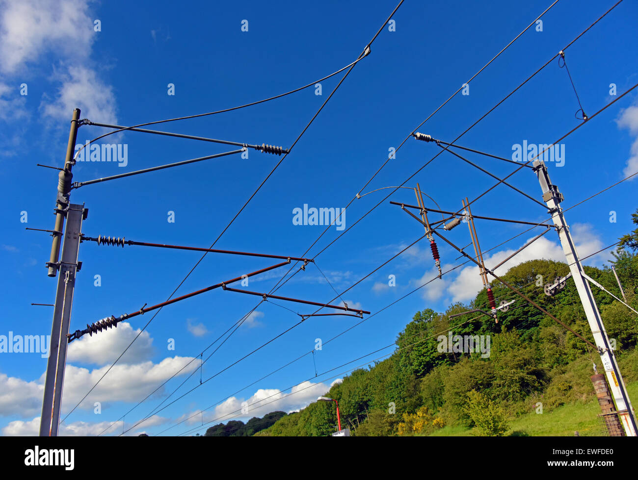 Overhead electric power lines hi-res stock photography and images - Alamy