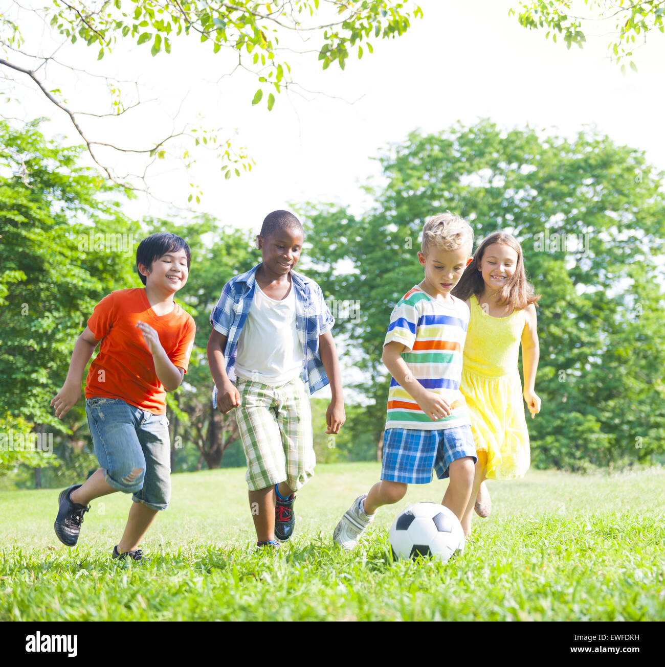 Children Playing Child Childhood Happiness Outdoor Stock Photo - Alamy