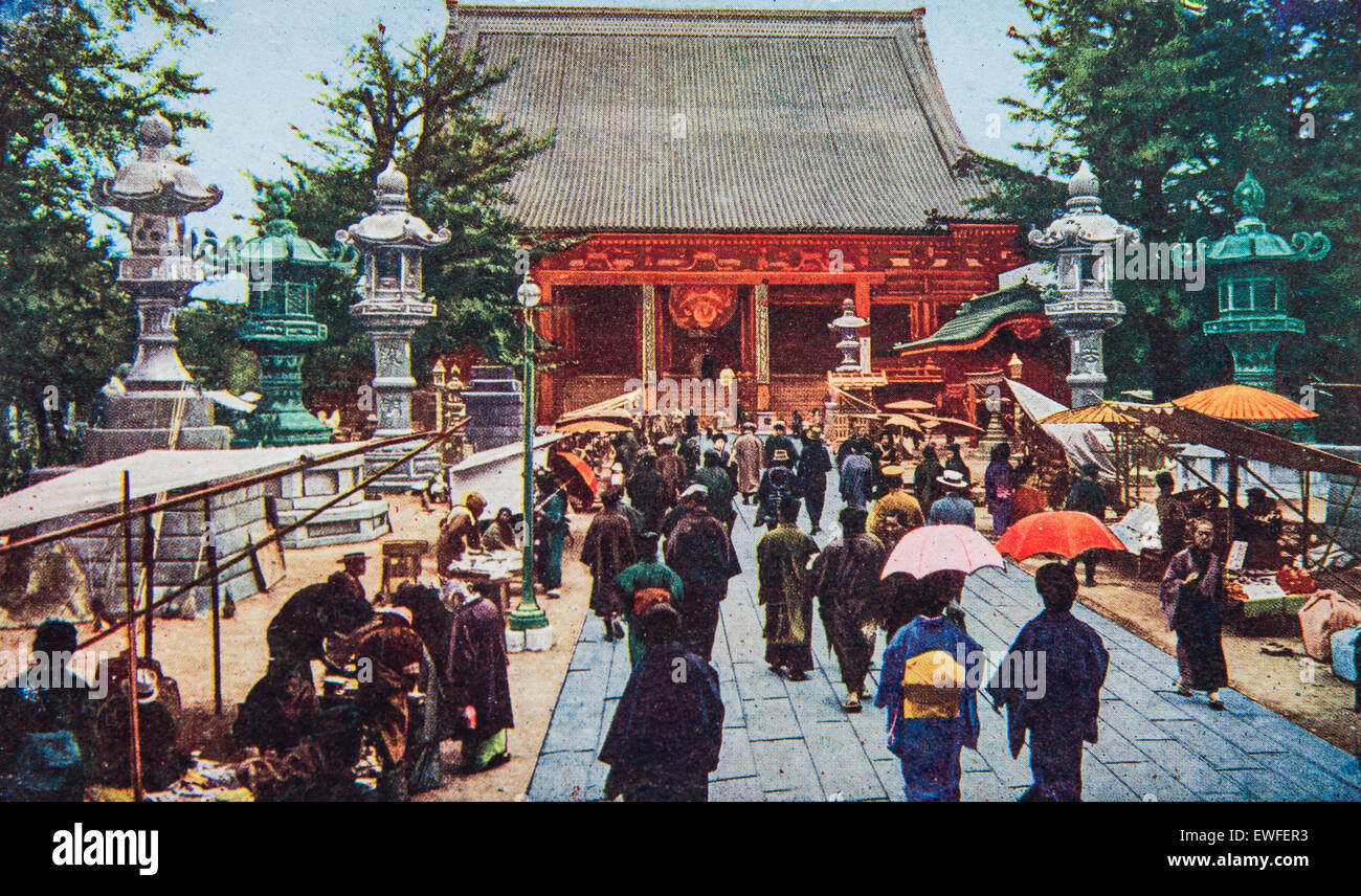 Sensoji Temple,Tokyo,Japan. From Taisho period to early Showa period ...
