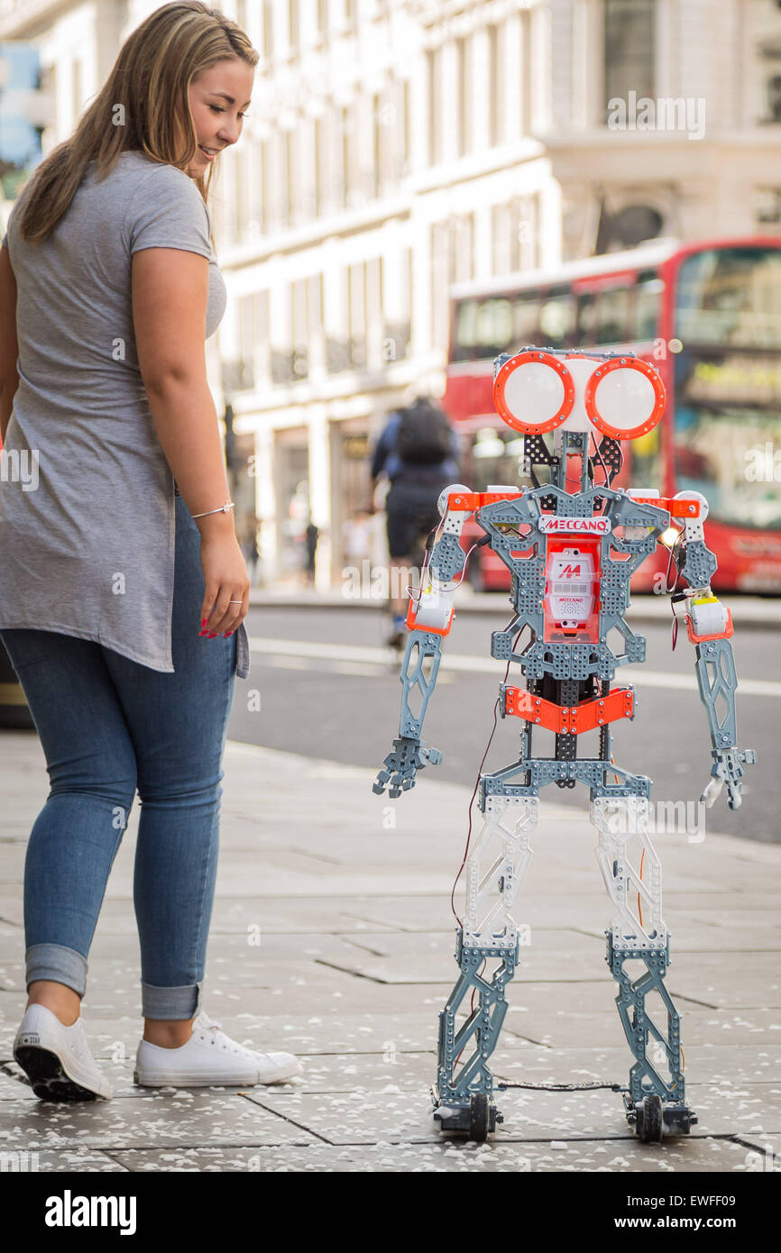 London, UK. 25th June, 2015. Meccanoid G15 KS at Hamleys Top Toys for ...