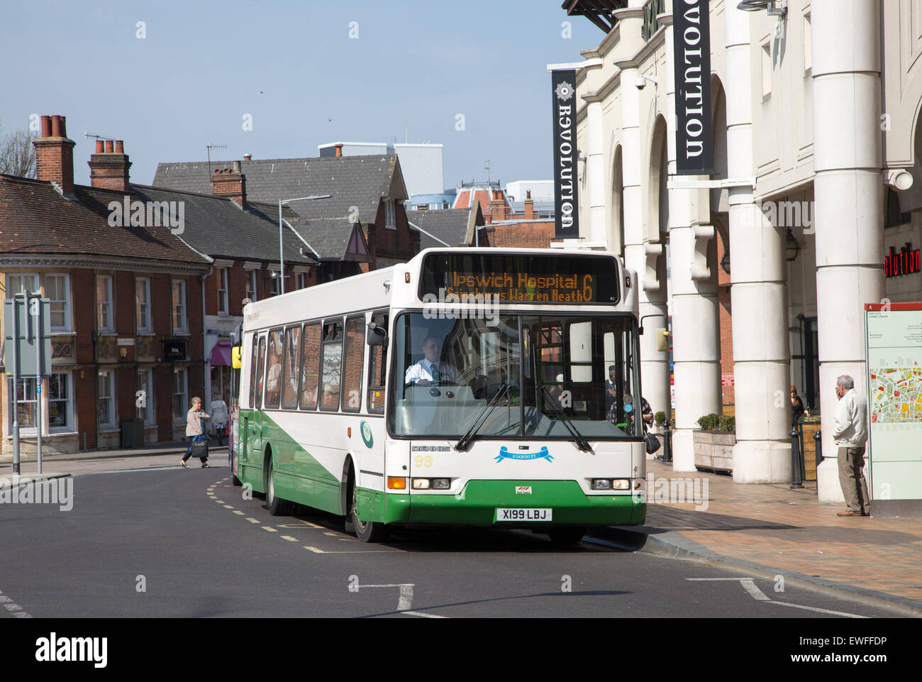 Single decker bus hi-res stock photography and images - Alamy