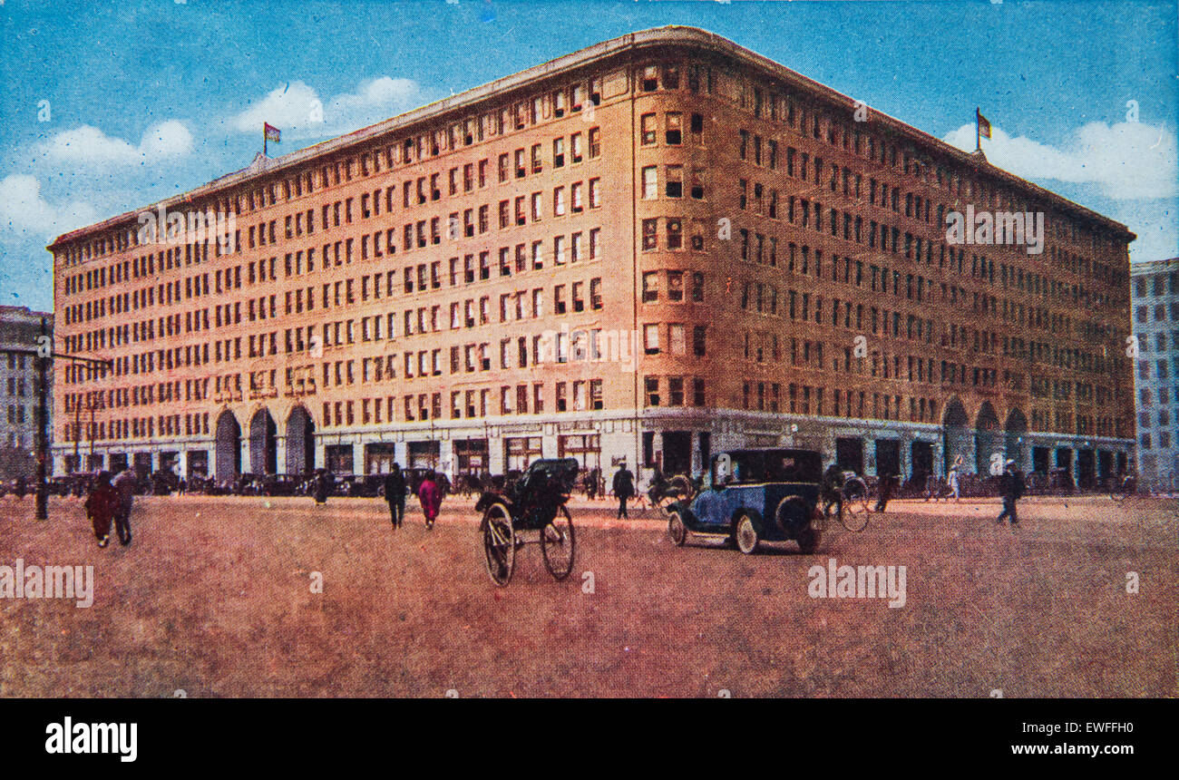 Marunouchi building,Tokyo,Japan. From Taisho period to early Showa ...