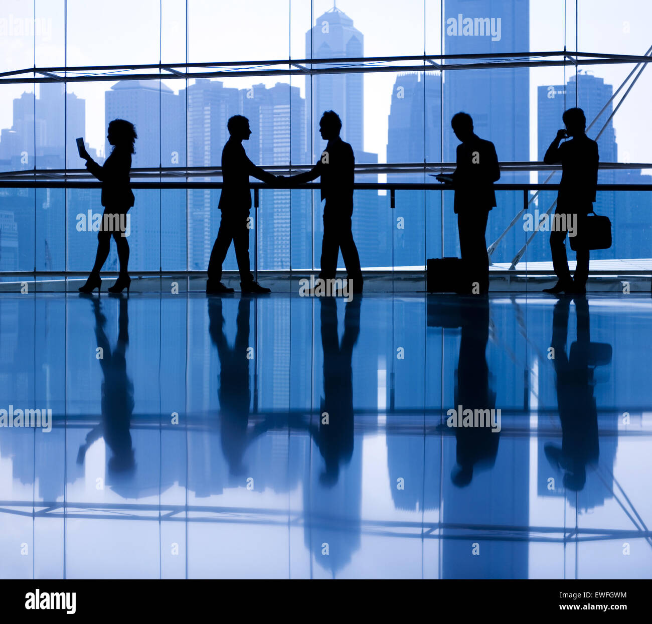 Daily routine of the business people Stock Photo - Alamy