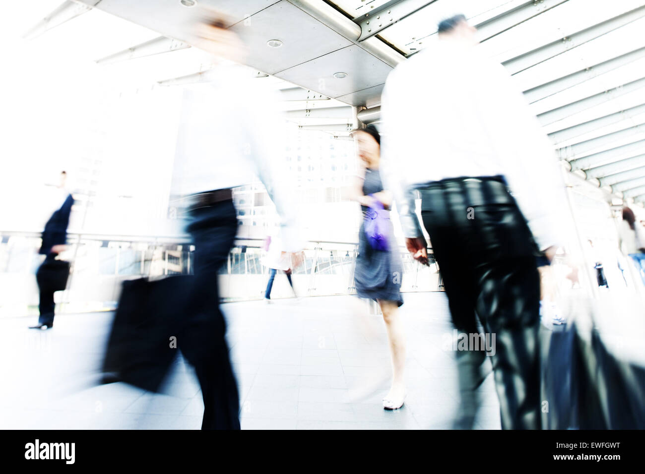 Business people in motion Stock Photo - Alamy