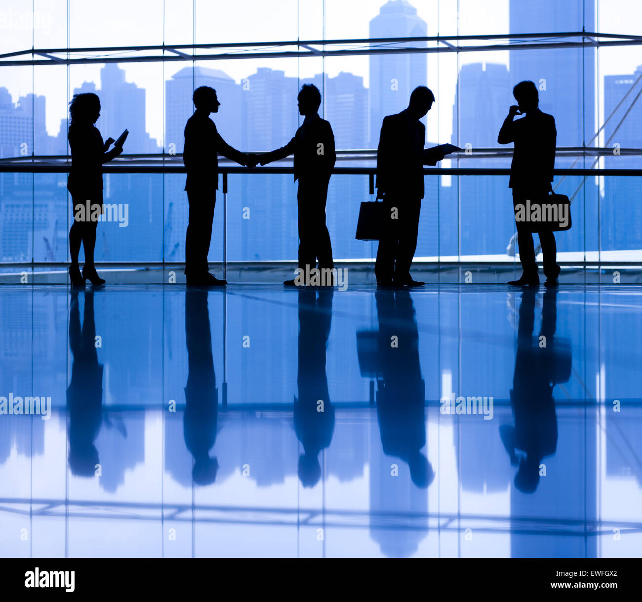 Daily routine of the business people Stock Photo - Alamy