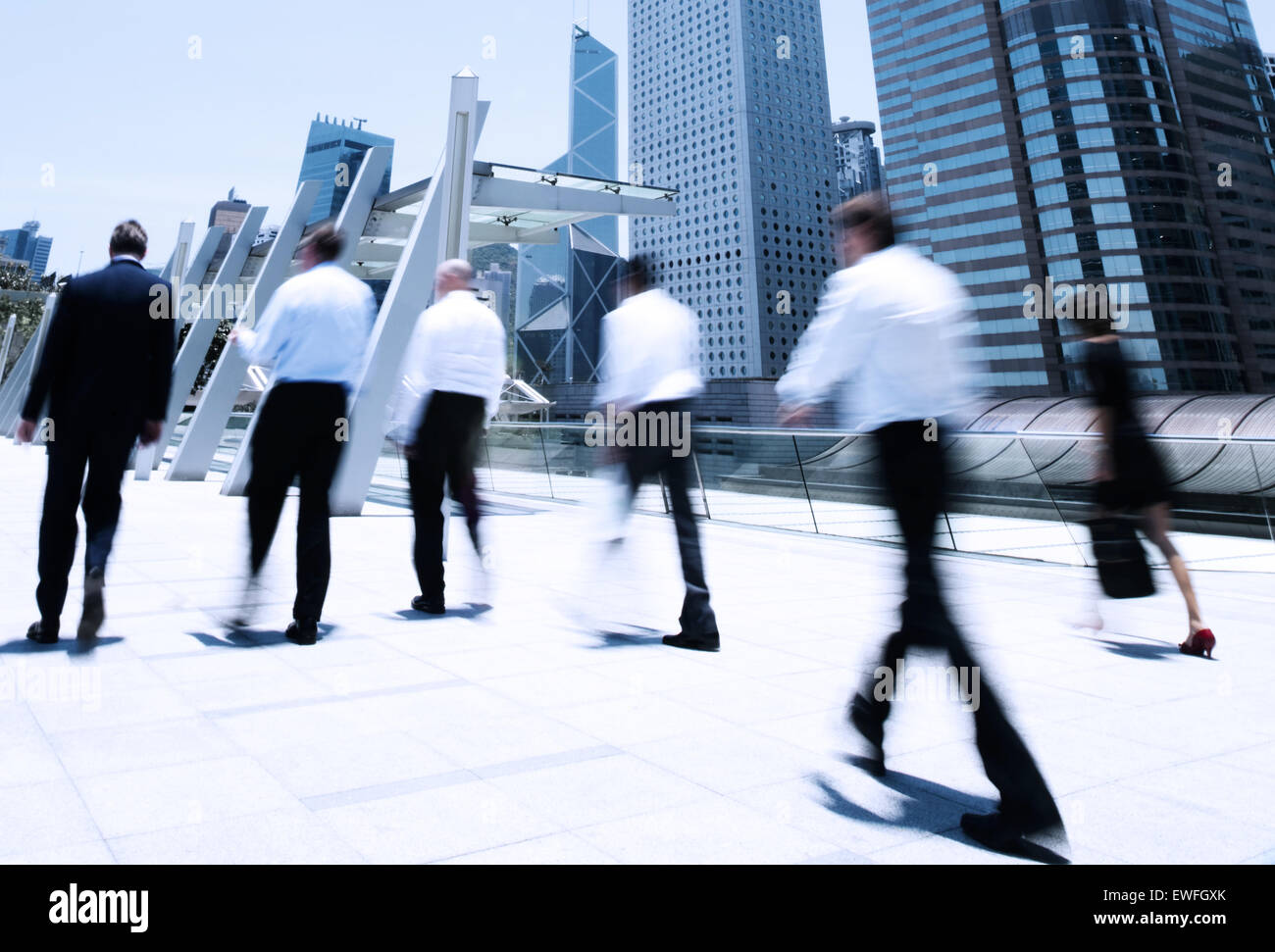 Business people in motion Stock Photo - Alamy