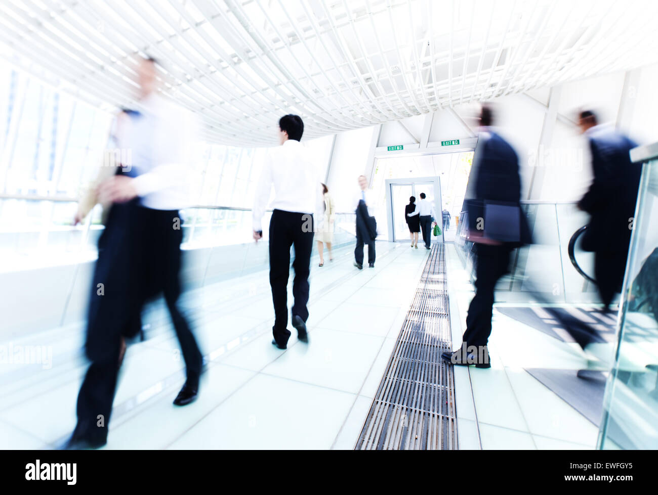 Business rush hour Stock Photo - Alamy