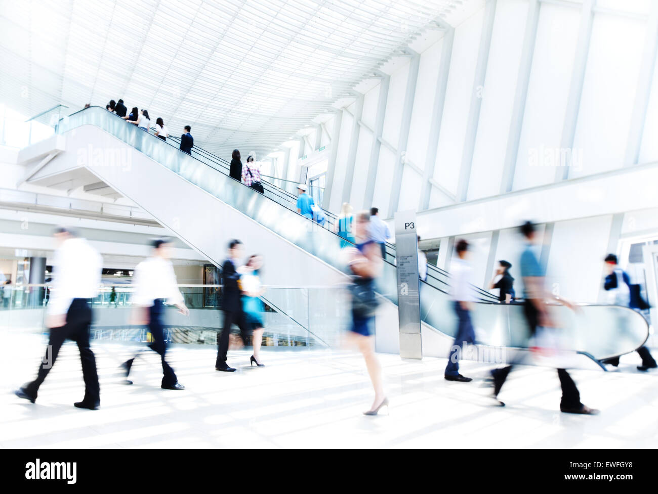 Business rush hour Stock Photo - Alamy